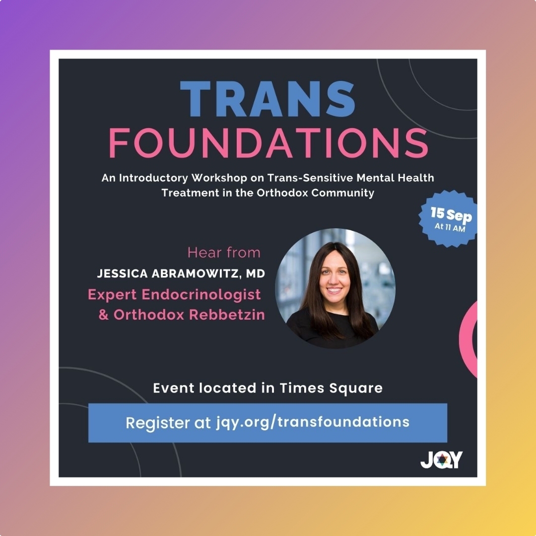 Trans Foundations By Jessica Abramowitz - Association of Jewish Psychologists